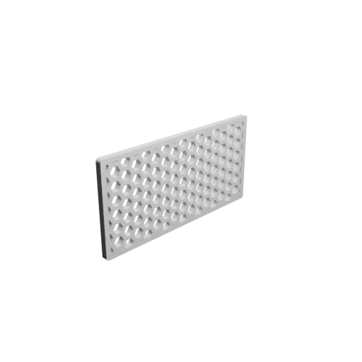 Custom Honeycomb grid STL file, 60x30mm, mesh: 3mm 📦#4423