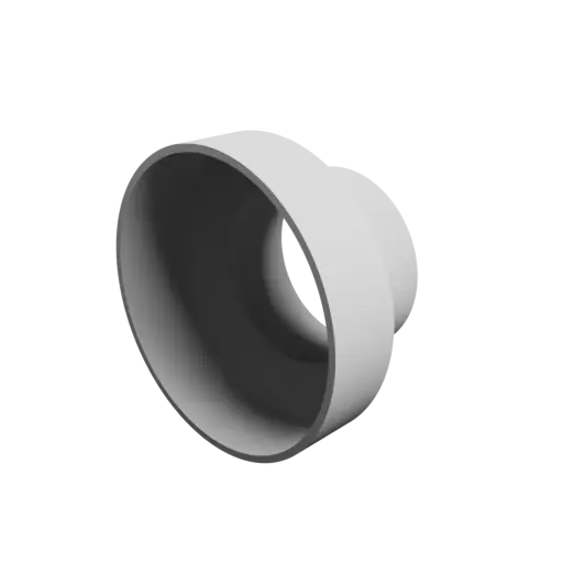 Custom Tubing adapter STL 3D file ⌀ 200–130 mm (Length: 120 mm) 📦#5539