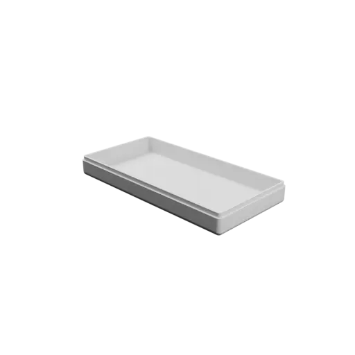 Fichier STL boîte à base rectangulaire avec couvercle - 180×90×25 mm ...