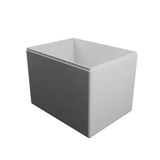 Modèle 3D STL boîte rectangulaire avec couvercle - 203×130×110 mm ...